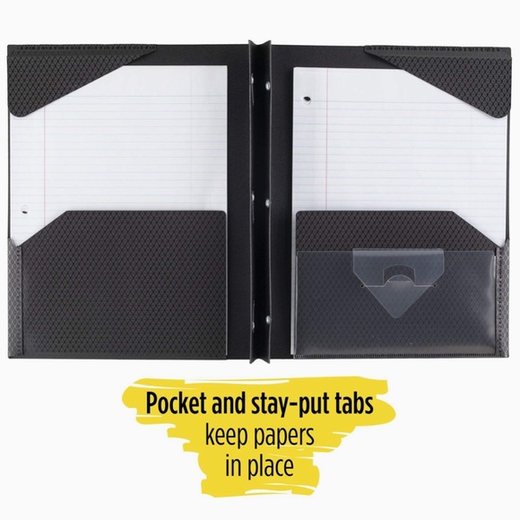 Five Star | Office | Mead Five Star Stayput 2 Pocket Prong Folder ...